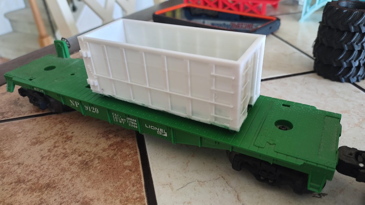 O-Scale Roll Off Container- Dumpster — Print Station 3d