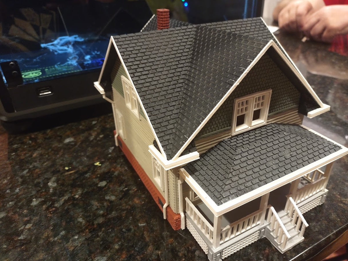 S Scale Bungalow House — Print Station 3d