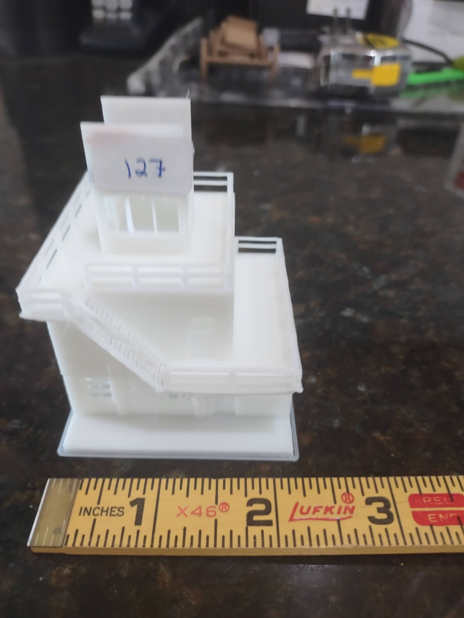 N Scale Control Tower — Print Station 3d