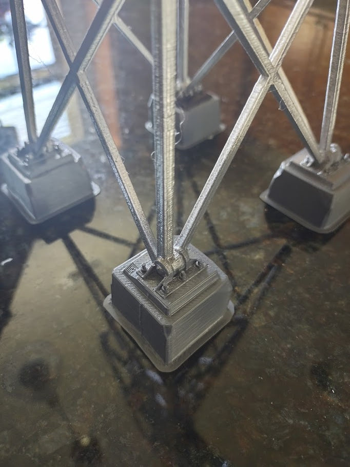 G Scale High Tension Power Pole — Print Station 3d