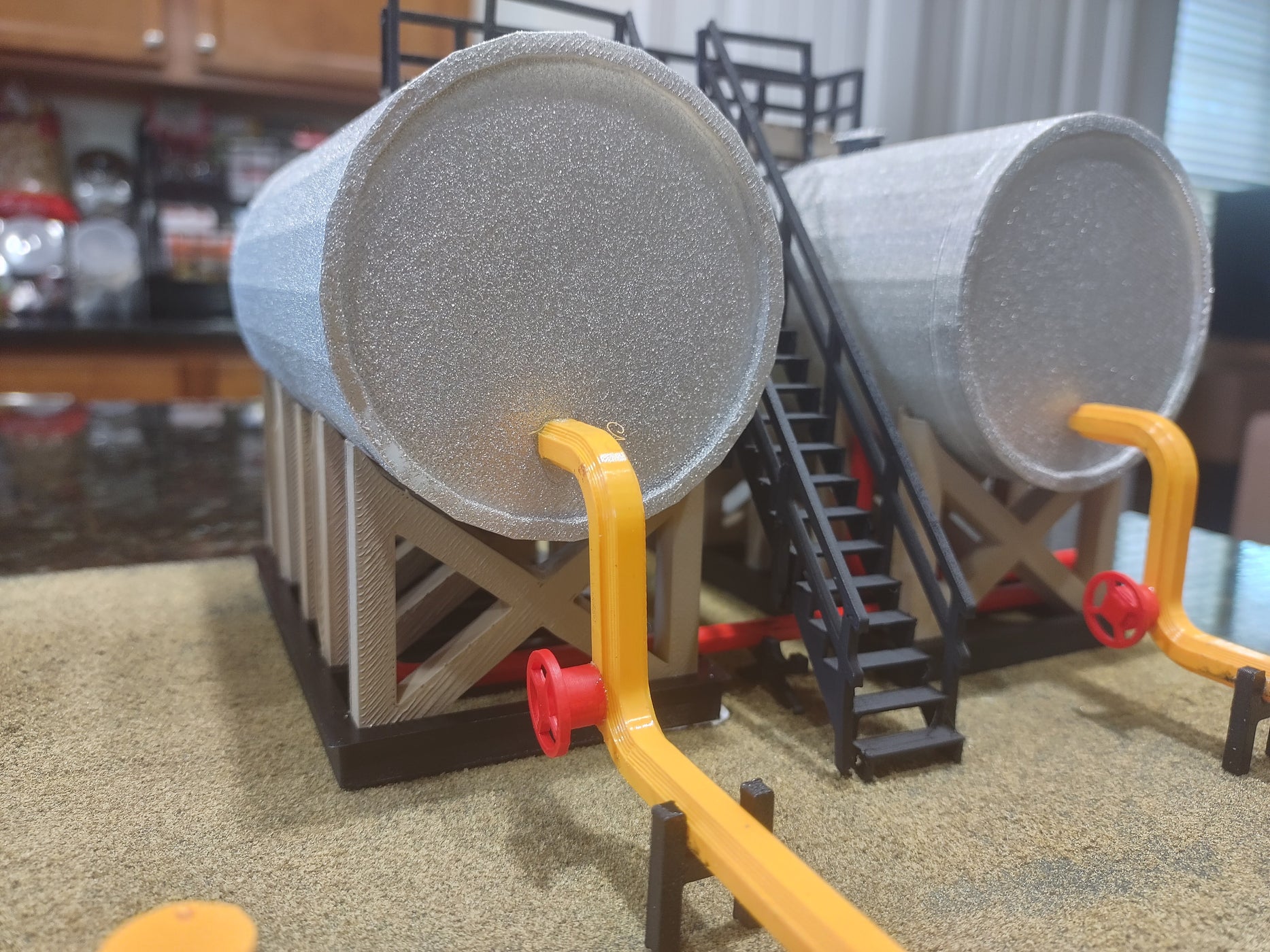 HO Scale Oil Distribution Station — Print Station 3d