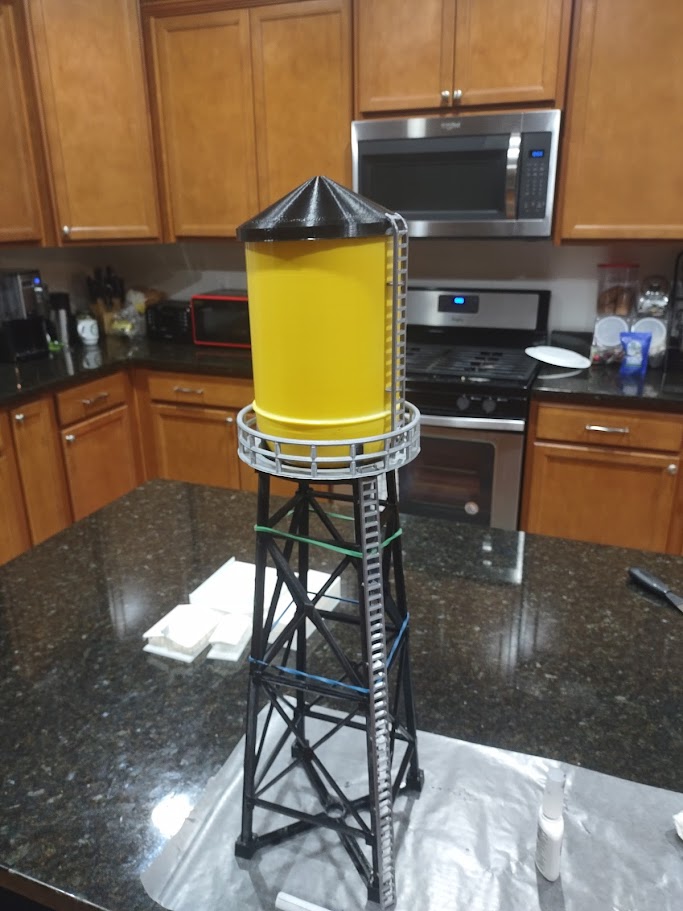 S Scale Water Tower II — Print Station 3d