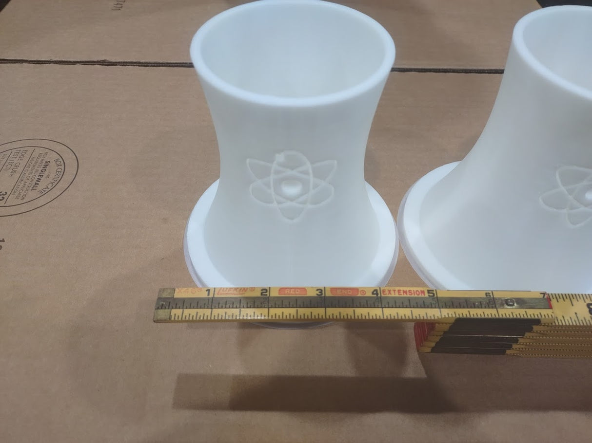 HO Scale Nuclear Power Plant Cooling Tower — Print Station 3d