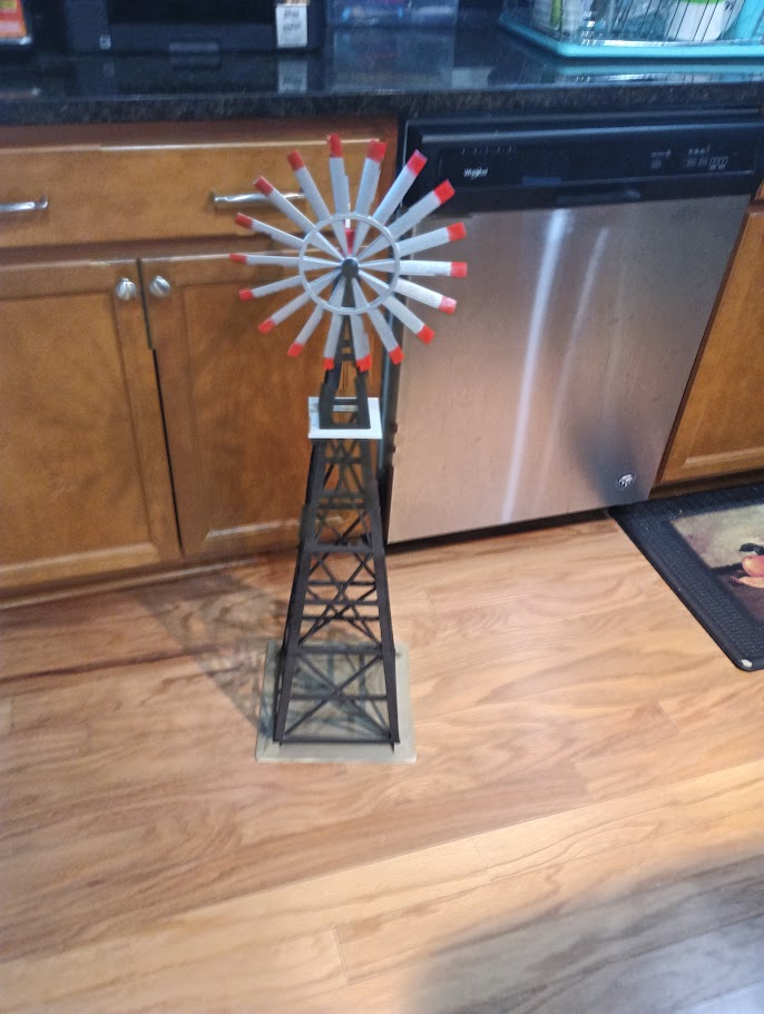O-Scale Windmill II — Print Station 3d