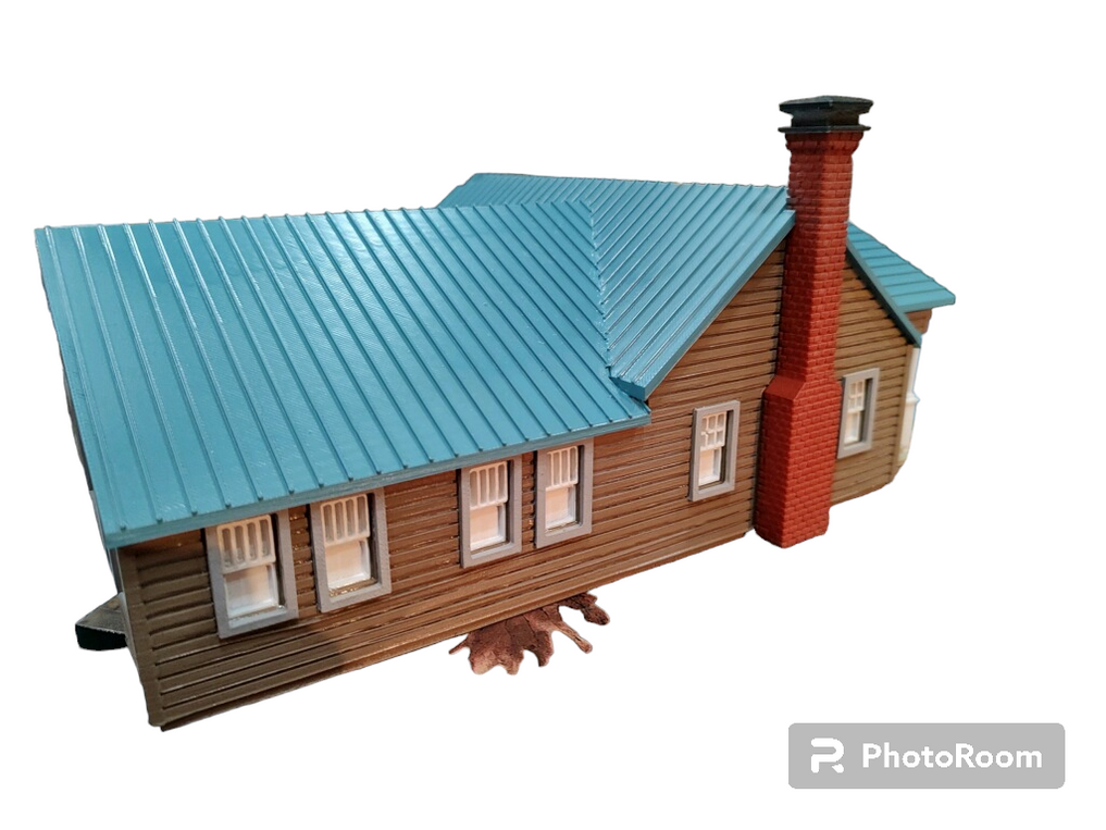 HO Scale Country Home — Print Station 3d