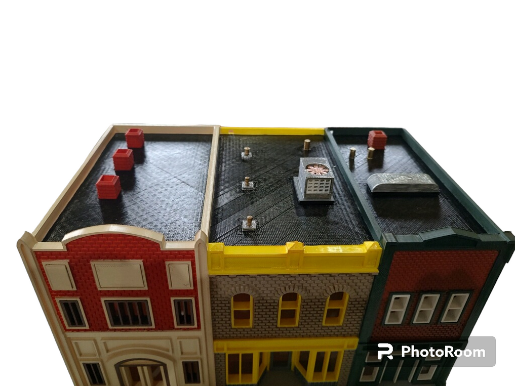 HO Scale Main Street — Print Station 3d