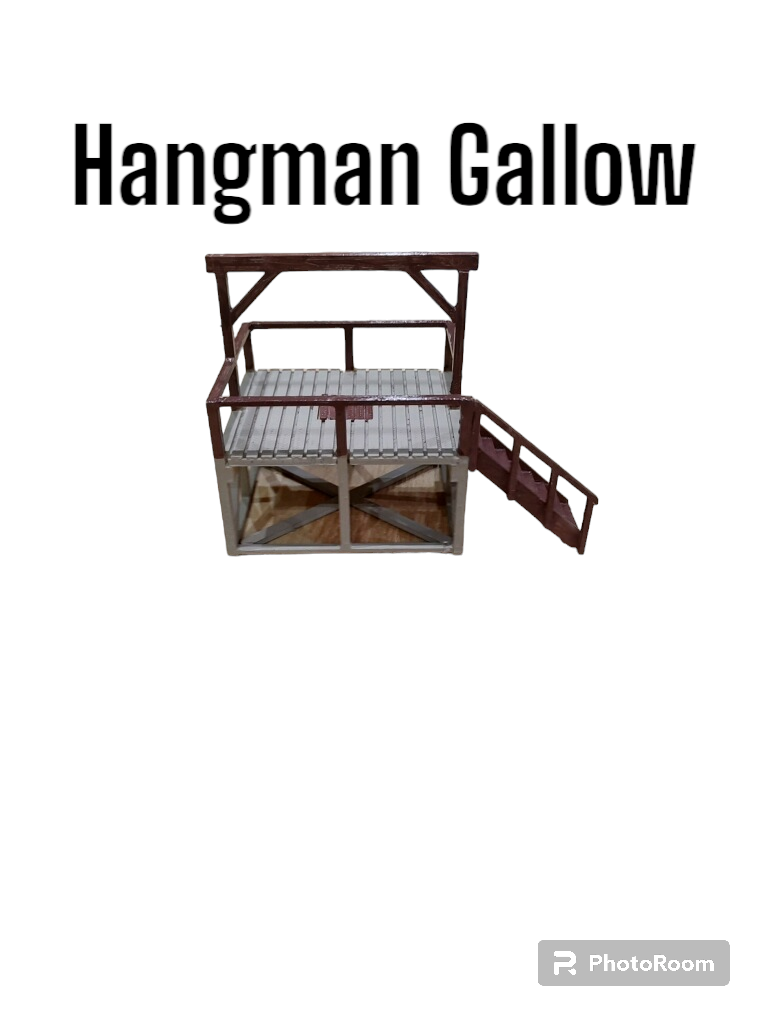 HO Scale -Hangman Gallow — Print Station 3d