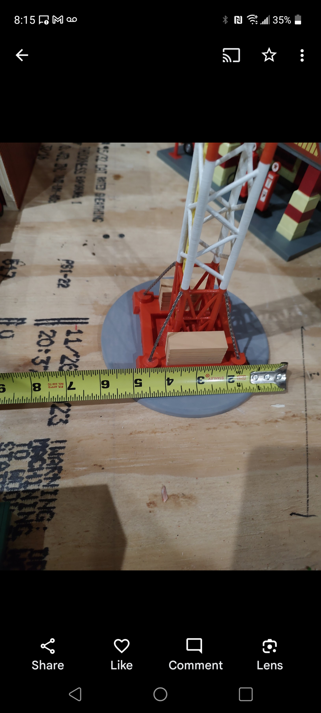 G Scale Tower Crane — Print Station 3d