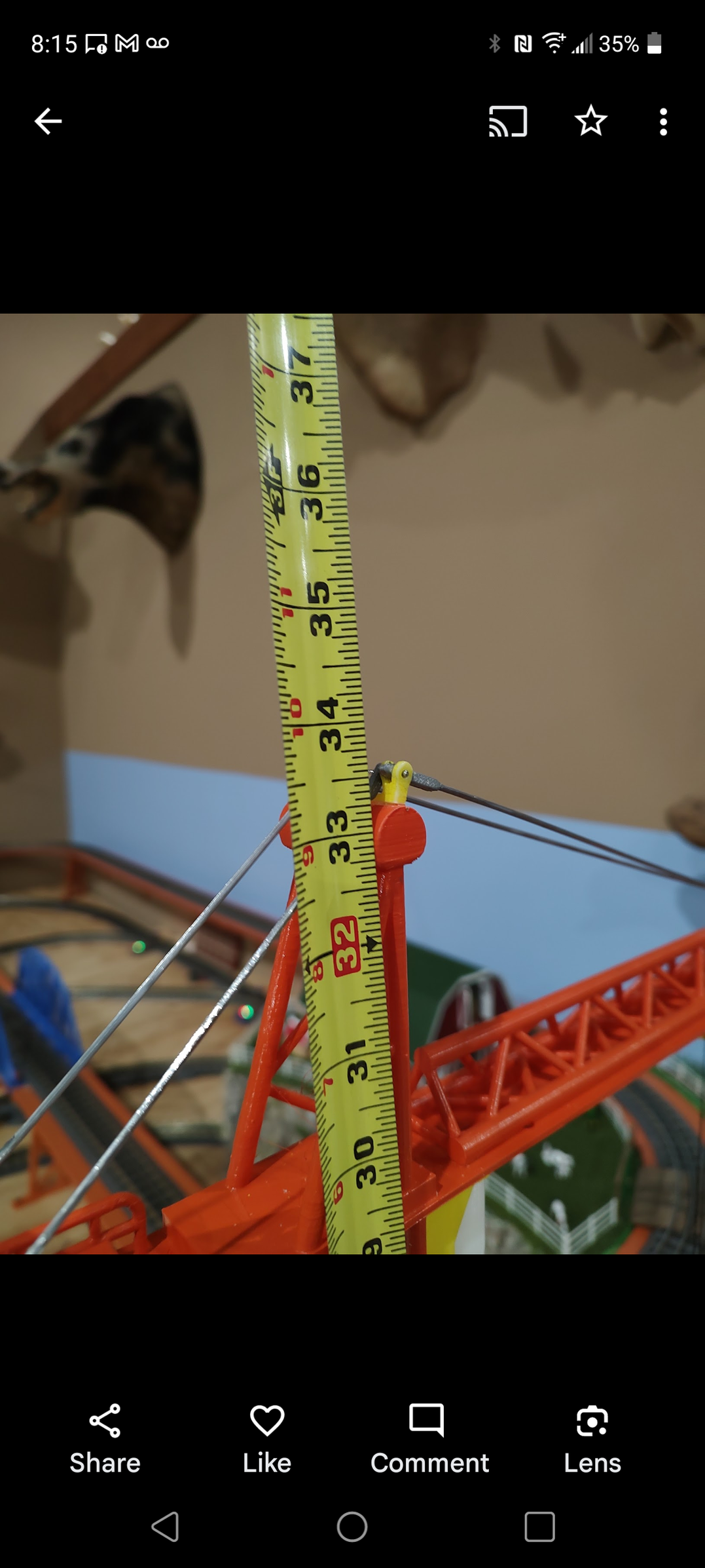 G Scale Tower Crane — Print Station 3d