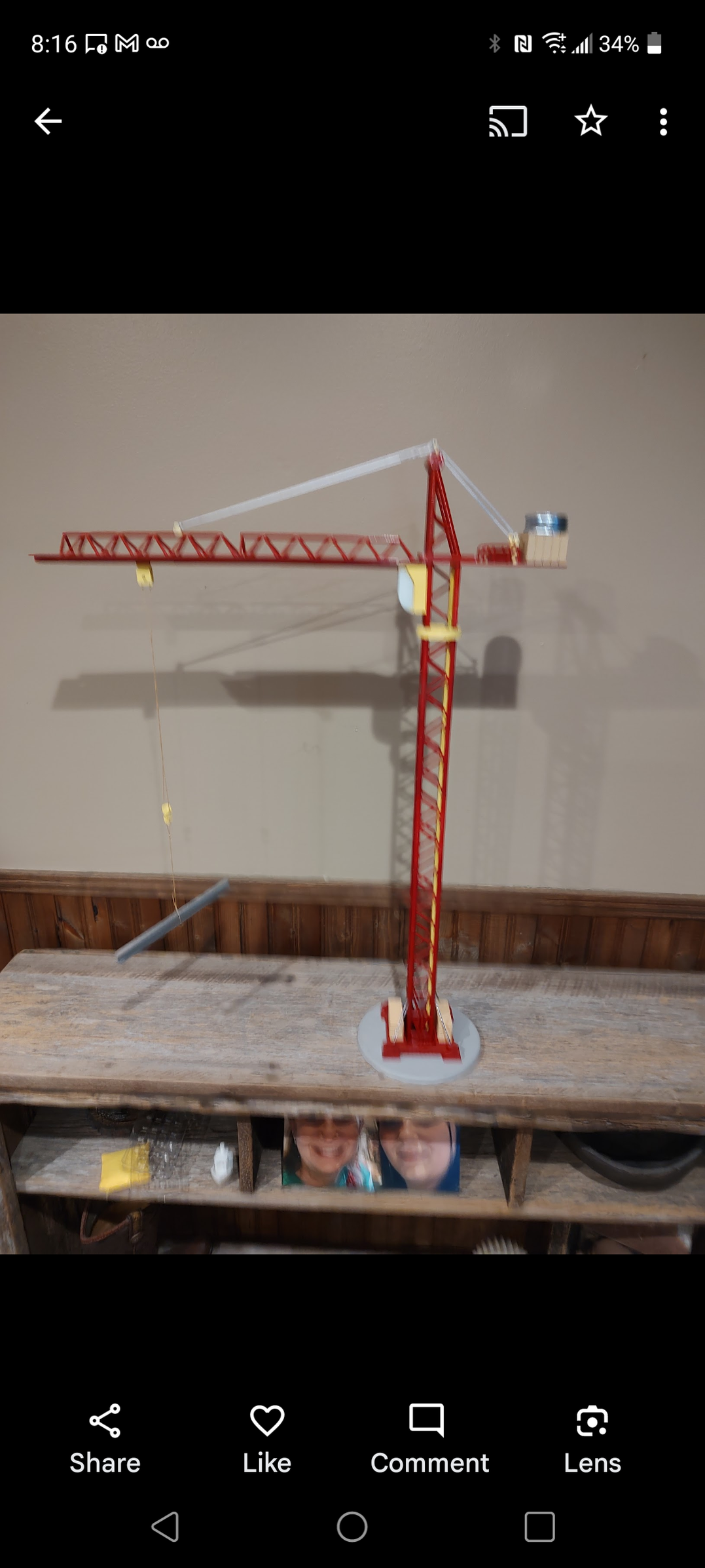 G Scale Tower Crane — Print Station 3d