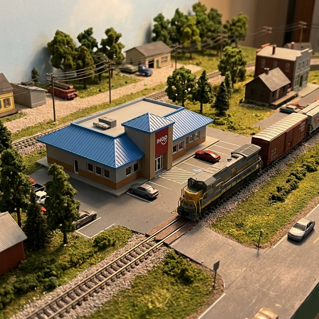 N Scale IHop Building — Print Station 3d