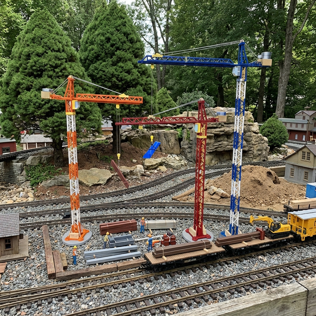 G Scale Tower Crane — Print Station 3d